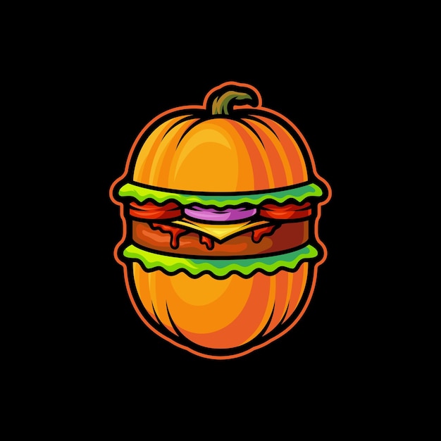 Delectable Pumpkin-Shaped Burger Delight | Jiffy Designs