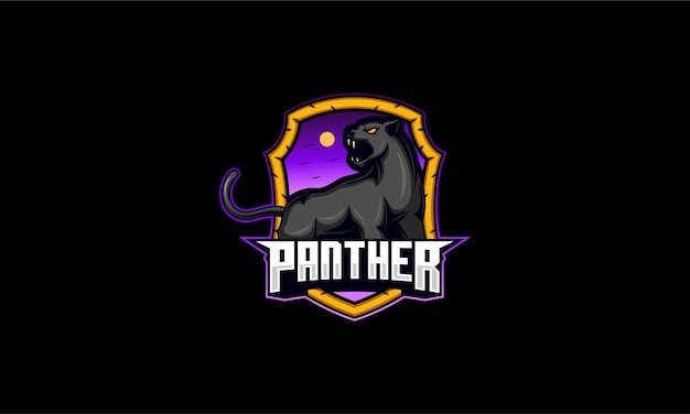 Fierce Panther Mascot Logo with Bold Typography | Jiffy Designs