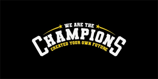 Powerful Motivational Slogan Inspiring Champions | Jiffy Designs
