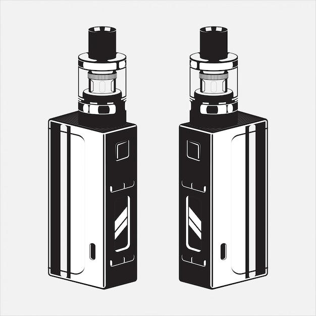 Sleek and Powerful Vaping Devices in Monochrome Tones | Jiffy Designs