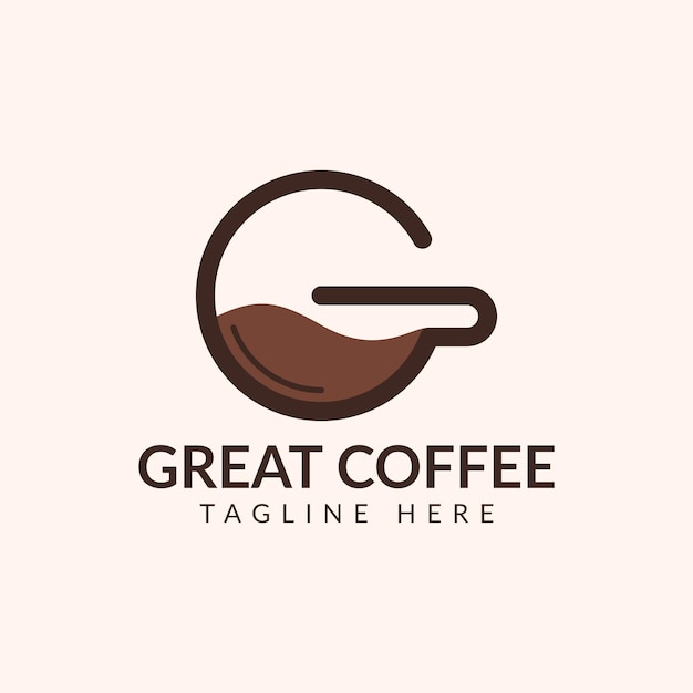Minimalist Coffee Shop Logo with Elegant Typographic Design | Jiffy Designs