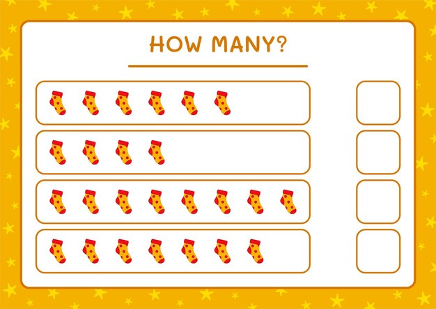 Vibrant Stocking Counting Activity for Kids | Jiffy Designs