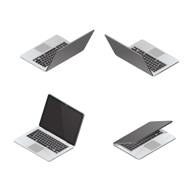 Sleek and Minimalist Laptop Designs in Shades of Gray | Jiffy Designs