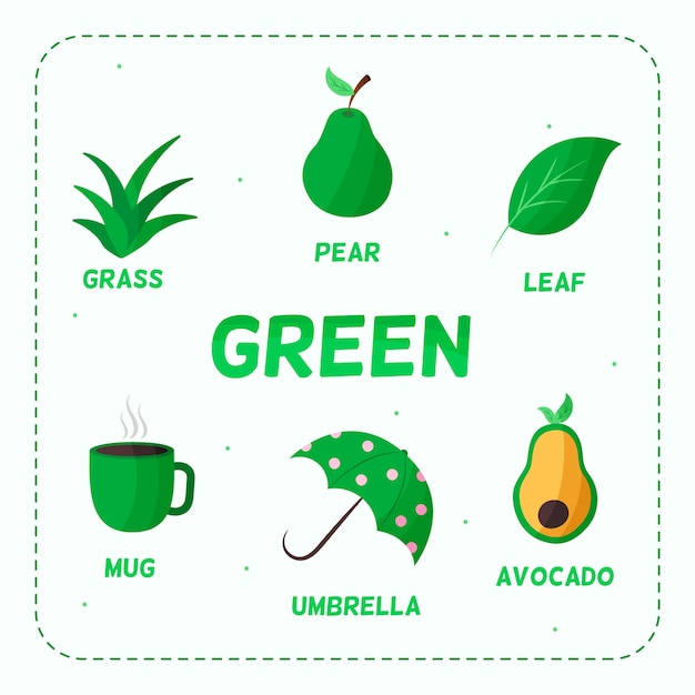 Vibrant Green Collection of Nature-Inspired Elements | Jiffy Designs