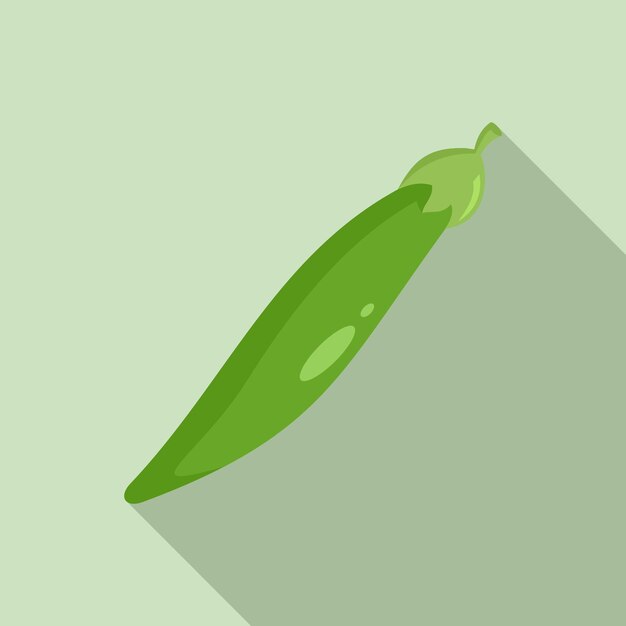 Vibrant Green Pea Pod Illustration | Jiffy Designs
