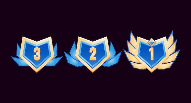 Vibrant Gaming Badges with Metallic Accents | Jiffy Designs