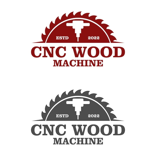 Vintage Circular Saw Logos for CNC Wood Machines | Jiffy Designs