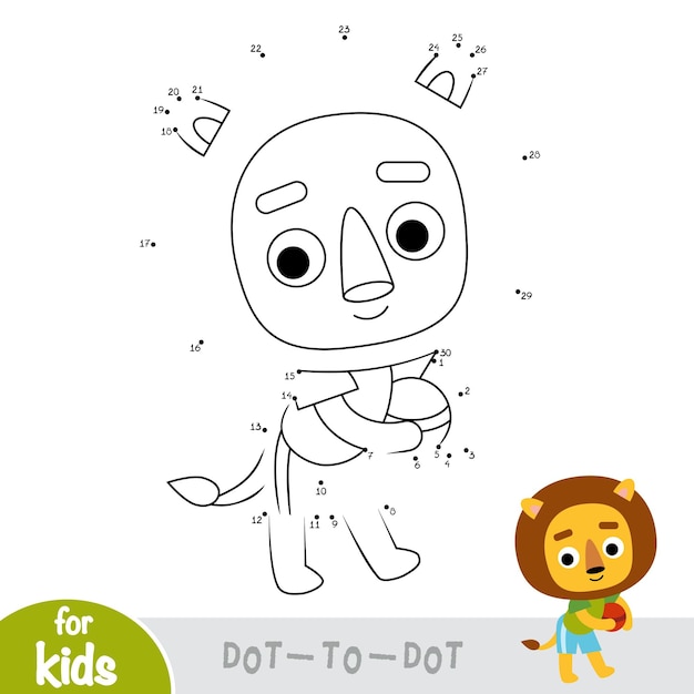 Playful Cartoon Character Dot-to-Dot Puzzle | Jiffy Designs