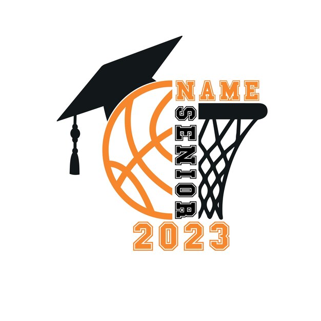 Personalized Basketball Graduation Cap Design for 2023 | Jiffy Designs