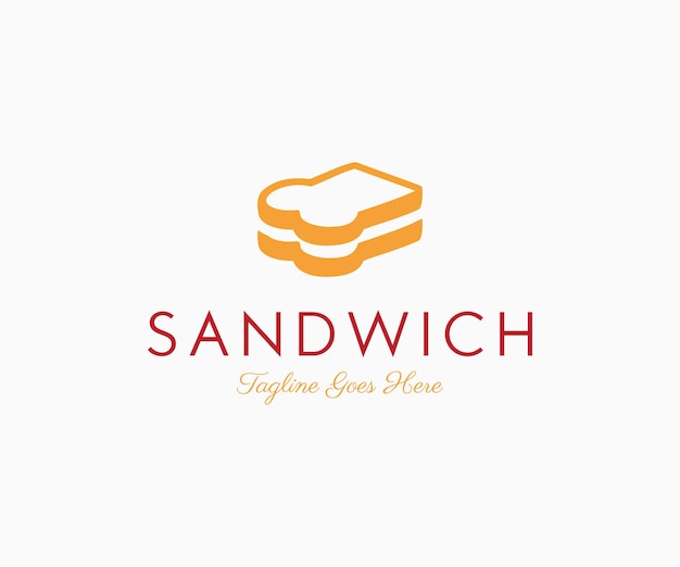 Delectable Sandwich Design with Customizable Tagline | Jiffy Designs