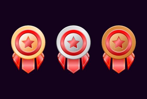 Vibrant Star-Themed Badges with Ribbon Accents | Jiffy Designs