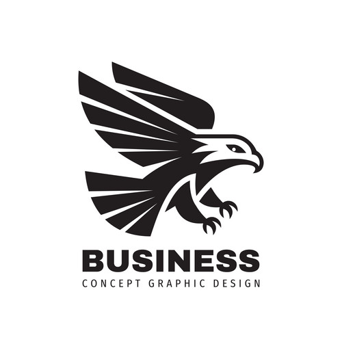 Eagle Business Logo Template Concept Vecotr Illustration. Falcon Logo ...