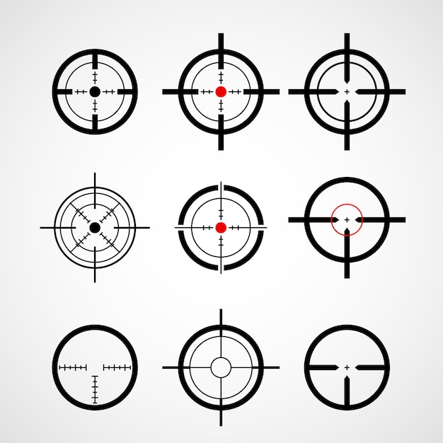 Crosshair Targets: A Collection of Precise Aiming Symbols | Jiffy Designs