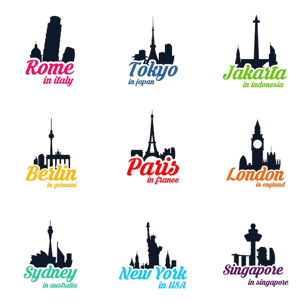Iconic Skylines: A Global City Silhouette Showcase | Jiffy Designs