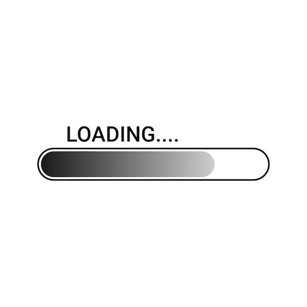 Loading Screen with Progress Bar Graphic | Jiffy Designs