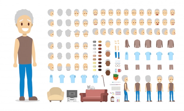 Comprehensive Character Creation Kit with Diverse Customization Options ...