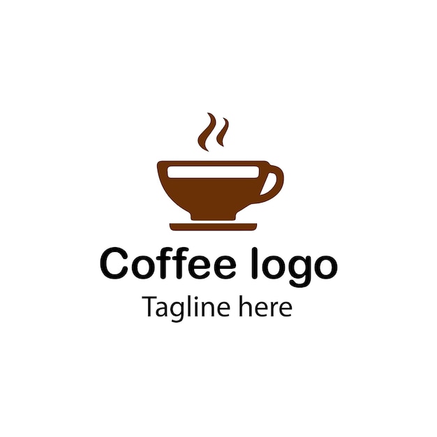 Elegant Coffee Cup Logo with Captivating Tagline | Jiffy Designs