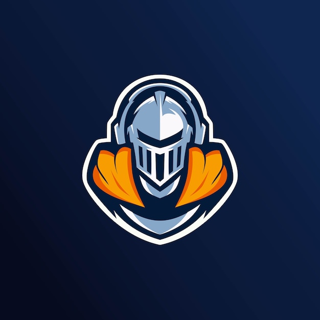 Valiant Knight Emblem with Gleaming Armor and Crest | Jiffy Designs