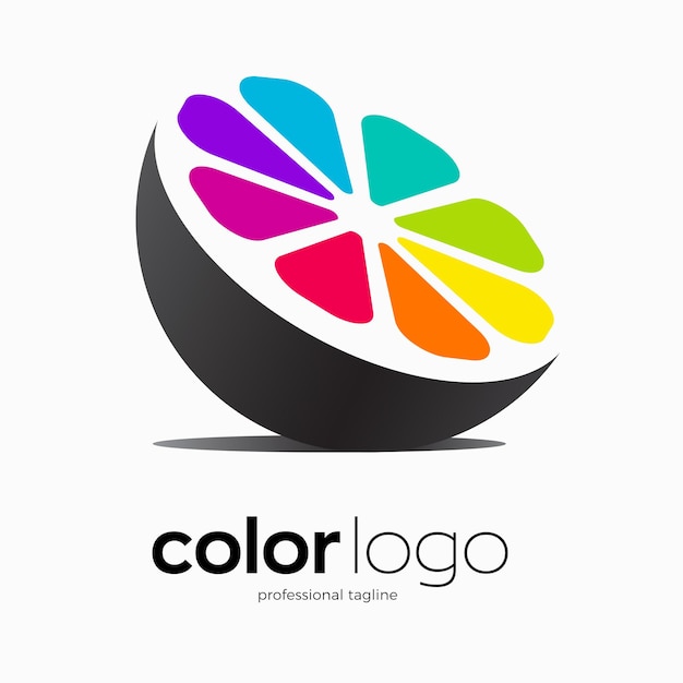 Vibrant Chromatic Spiral: A Dynamic Color Logo Design | Jiffy Designs