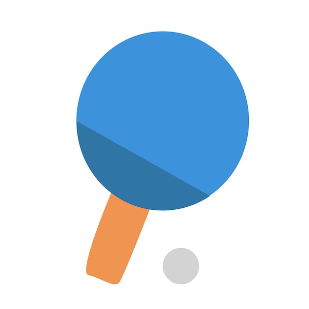 Vibrant Ping Pong Paddle and Ball Composition | Jiffy Designs