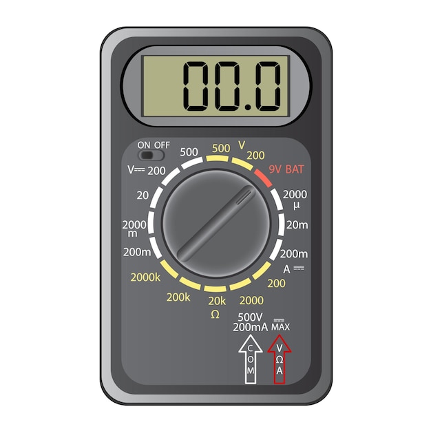 Versatile Digital Multimeter with Large LCD Display | Jiffy Designs