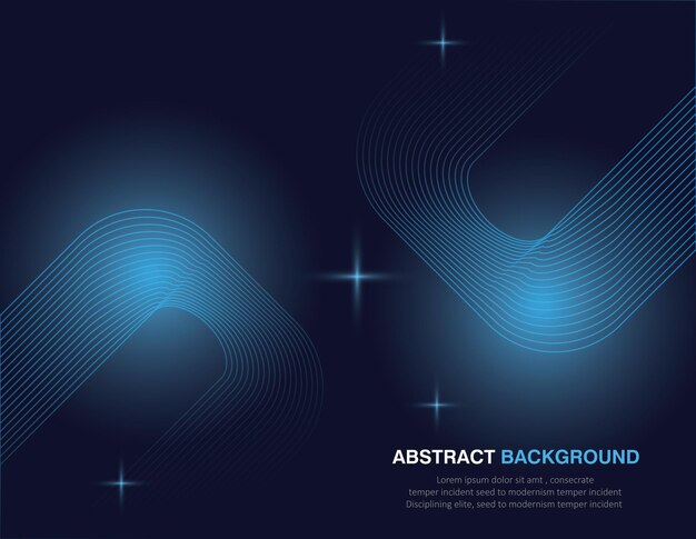 Captivating Cosmic Waves: Glowing Curves in a Starry Night Sky | Jiffy Designs