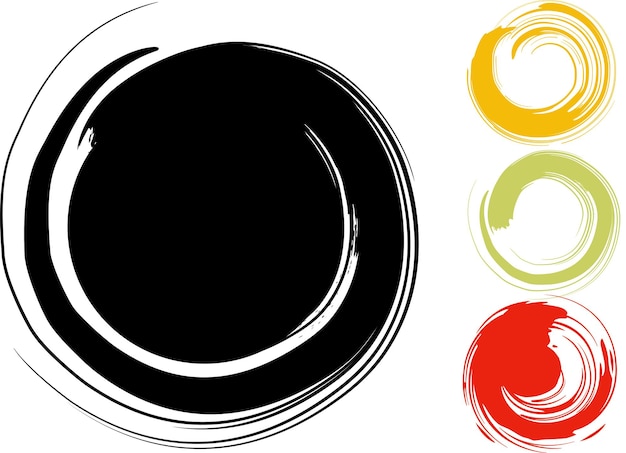 Vibrant Swirling Circles in Primary Colors | Jiffy Designs