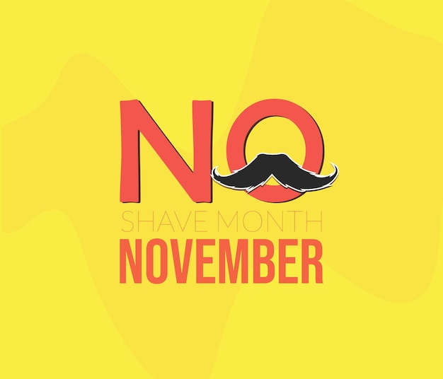 Vibrant Movember Celebration with Iconic Mustache Symbol | Jiffy Designs