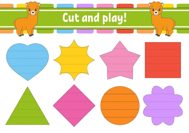 Vibrant Cut-Out Shapes and Playful Alpacas for Crafting Fun | Jiffy Designs