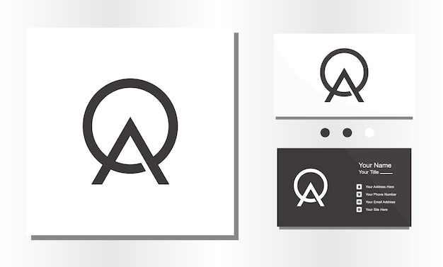 Sleek Monogram Logo and Minimalist Business Card Design | Jiffy Designs