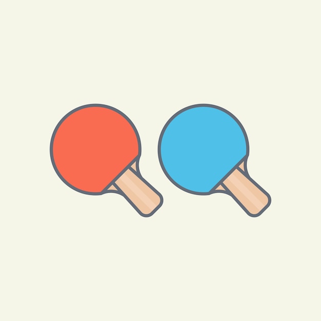 Vibrant Ping Pong Paddles Poised for Play | Jiffy Designs