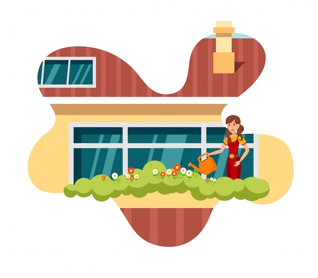 Whimsical Butterfly House with Vibrant Garden and Figure | Jiffy Designs