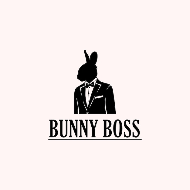 Sophisticated Rabbit in Dapper Suit: Bunny Boss | Jiffy Designs