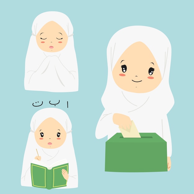 Cheerful Muslim Family Sharing Quran and Wisdom | Jiffy Designs