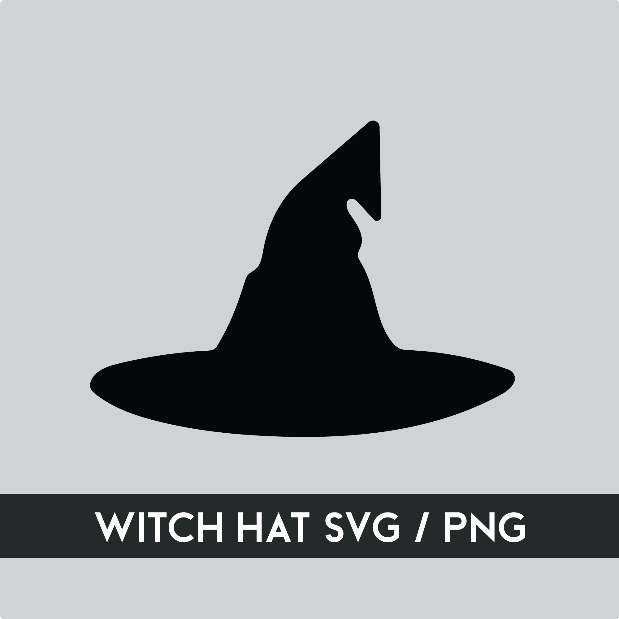 Witch Hat Clip Art Png And Svg For Halloween Shirts And Crafts - White ...
