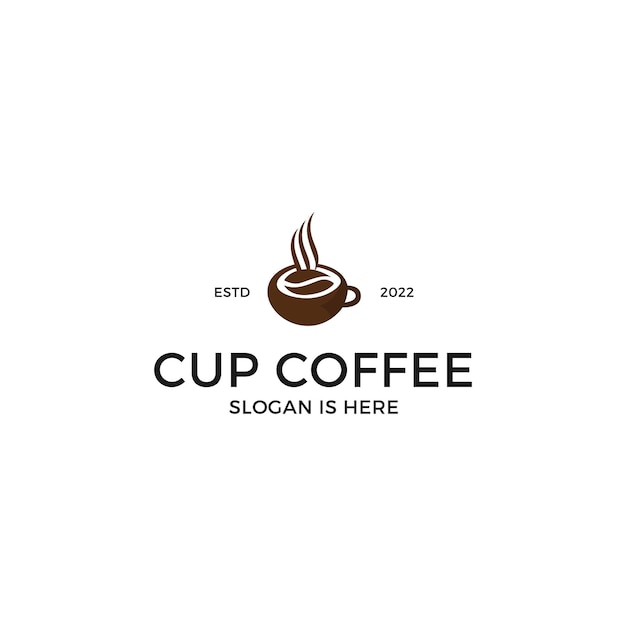 Iconic Cup Coffee Logo with Sleek Design | Jiffy Designs