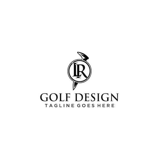 Elegant Golf Logo with Distinctive Circular Emblem | Jiffy Designs