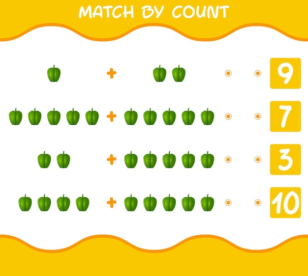 Counting Peppers: A Fun Visual Math Exercise | Jiffy Designs