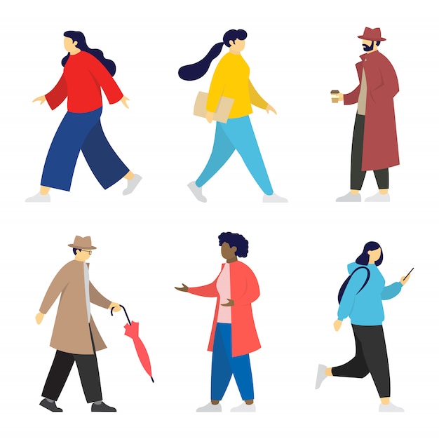 Diverse Collection of Stylized People Illustrations | Jiffy Designs