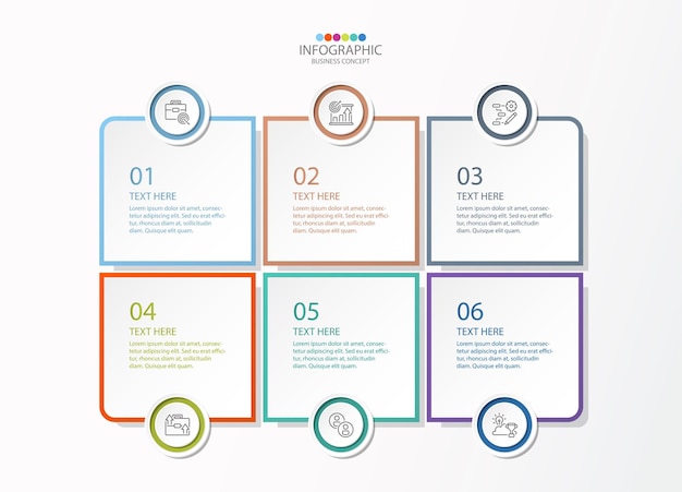 Vibrant Infographic Layout with Colorful Geometric Shapes | Jiffy Designs