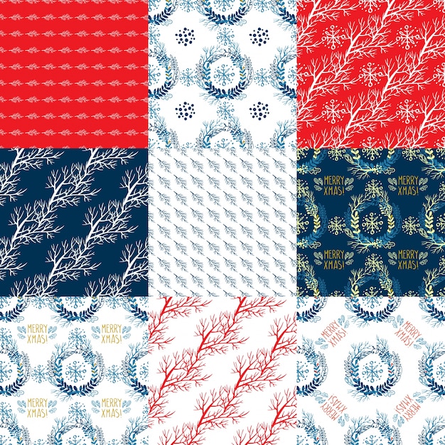 Vibrant Patriotic Patterns Seamless Textile Design Collection | Jiffy ...