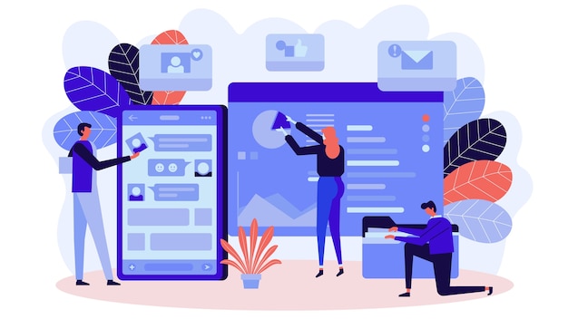 Vibrant Illustration of Software Development Team Collaboration | Jiffy Designs