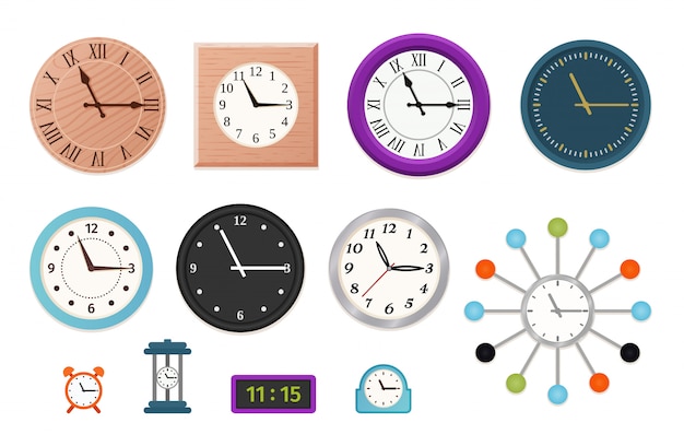 Diverse Wall Clocks in Various Designs and Colors | Jiffy Designs