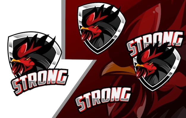 Powerful Crimson Shields with Fierce Dragon Insignia | Jiffy Designs