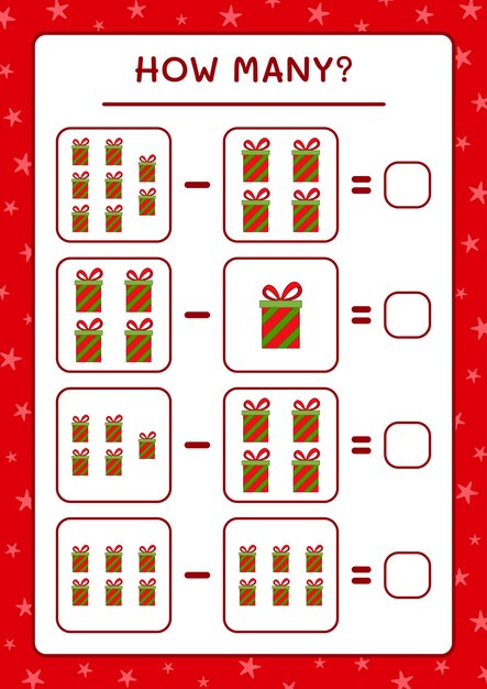 Counting Christmas Gifts: A Fun Holiday Math Puzzle | Jiffy Designs