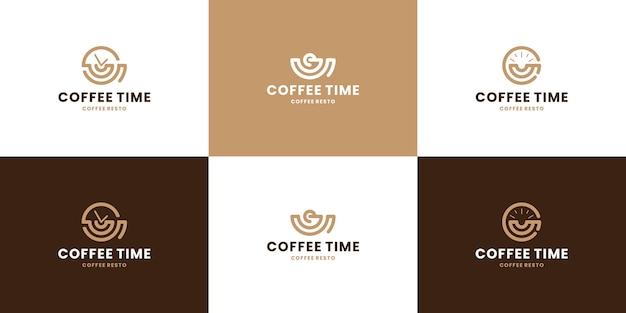 Versatile Coffee-Themed Logo Collection with Playful Designs | Jiffy ...