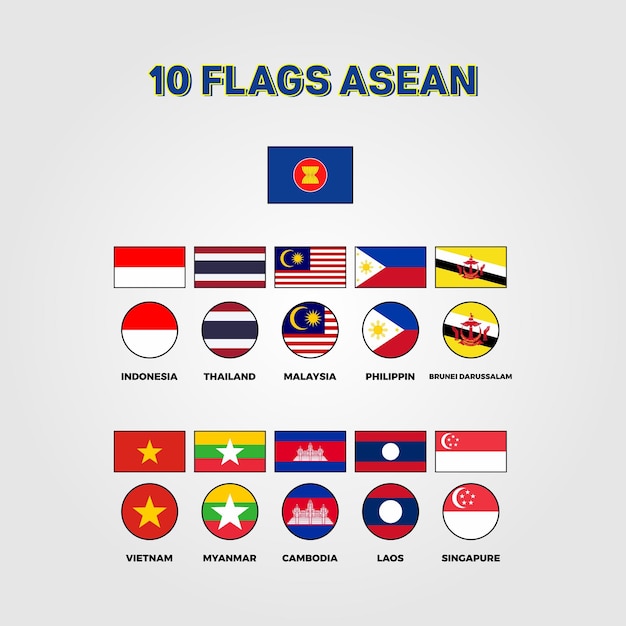 Vibrant Flags of Southeast Asia: A Diverse Tapestry | Jiffy Designs
