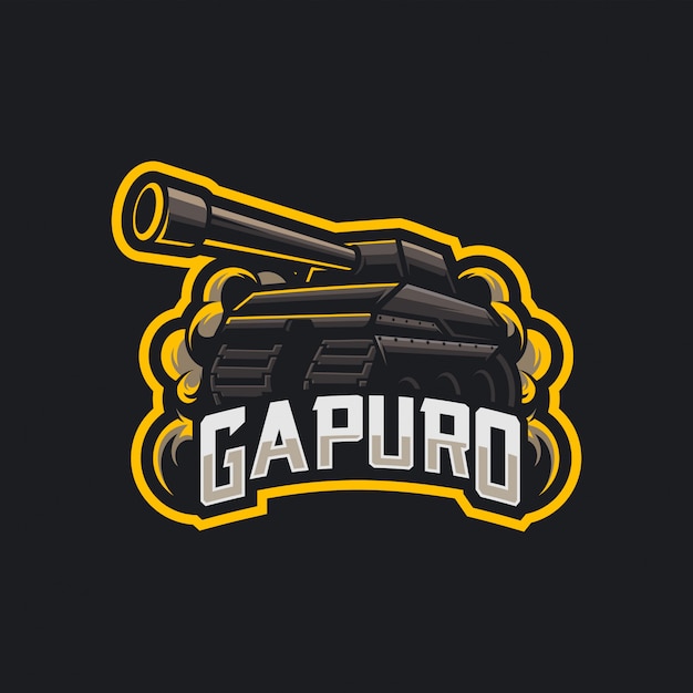 Powerful Gapuro Tank Logo Design with Striking Visuals | Jiffy Designs