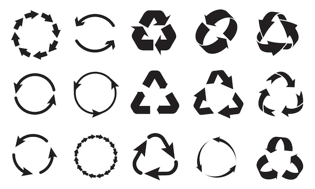 Diverse Collection of Recycling and Reuse Symbols | Jiffy Designs