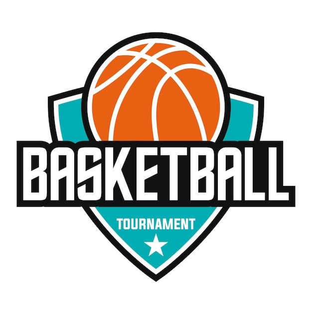 Vibrant Basketball Tournament Logo with Iconic Ball Emblem | Jiffy Designs